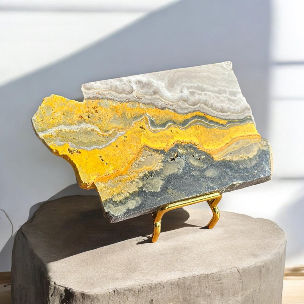 Bumblebee Jasper Collection | Crystal Slabs, Shapes & Decor for Vitality – Crystal Whispers