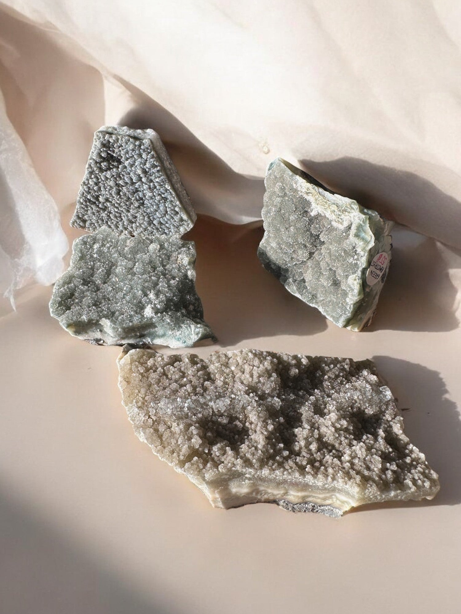 Green Amethyst | Prasiolite Raw Crystals for Healing