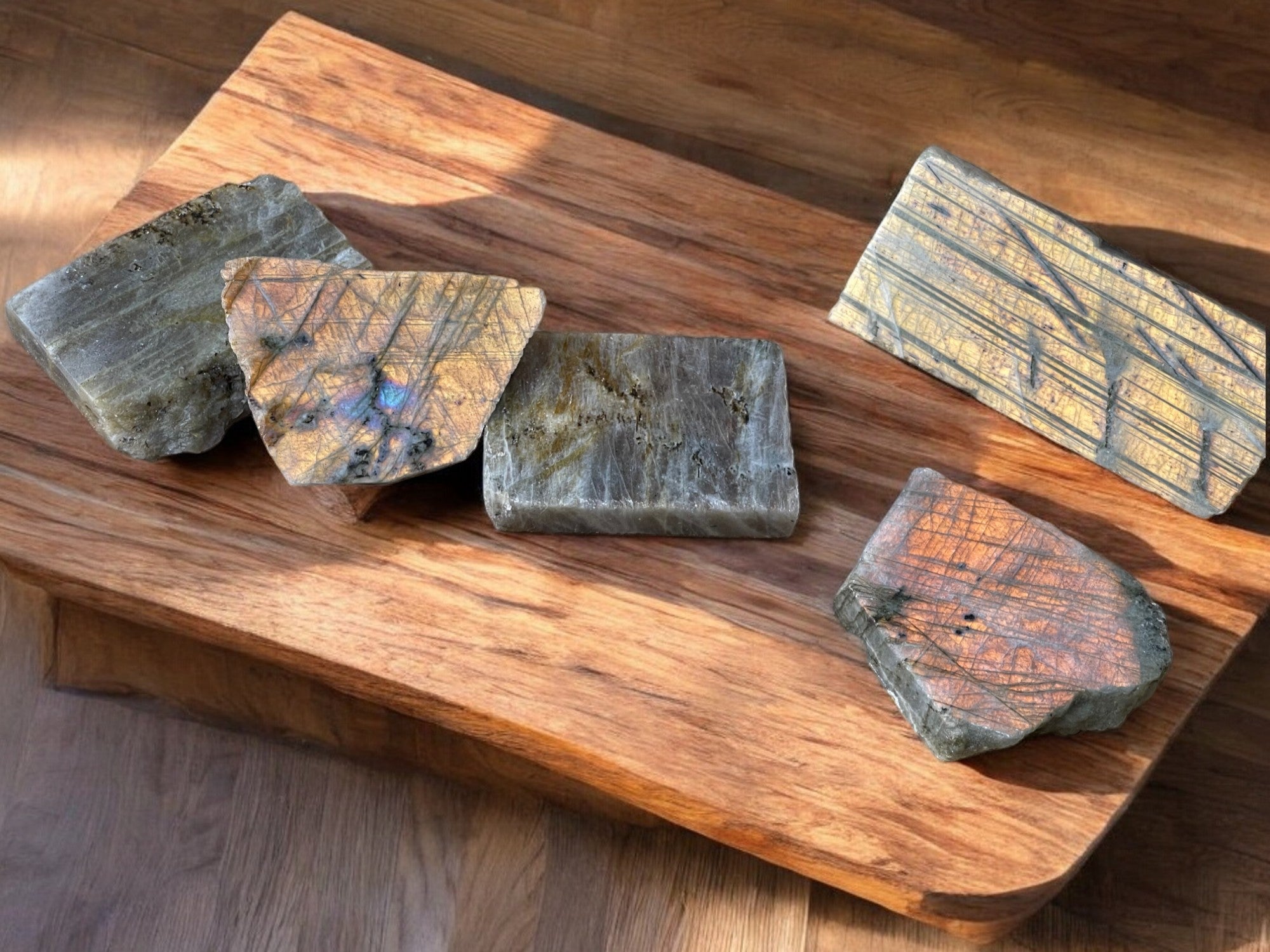 Fire Flash Labradorite Crystal Slabs | Decorative Home Crystals ...